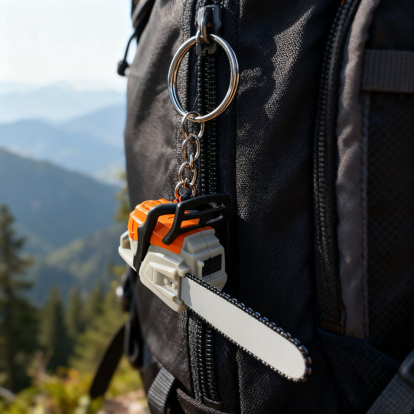 🔥🔧 Chainsaw Keychain | Portable Chainsaw Key Ring – fmartiya